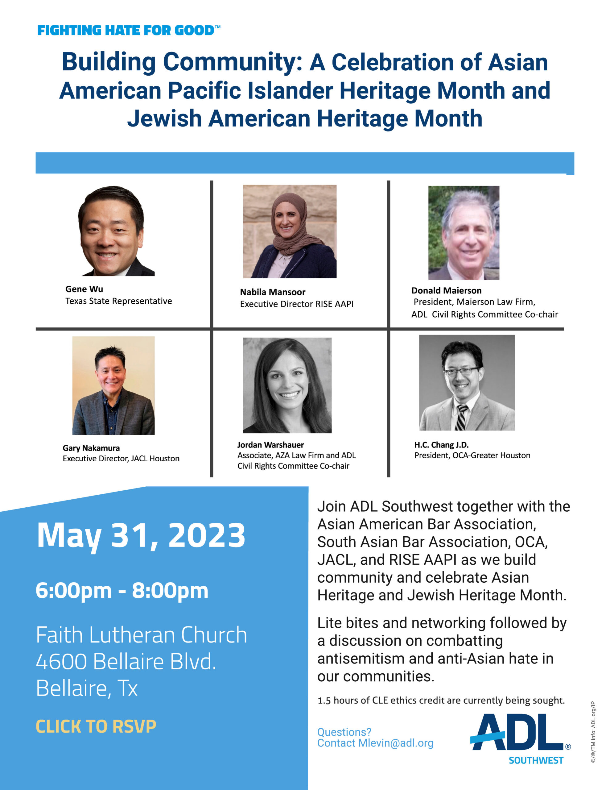 ADL Southwest Building Community - A Celebration of AAPI and Jewish ...